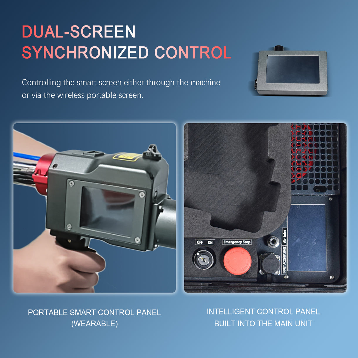 MCWlaser LG300 — 300W Handheld Pulsed Laser Cleaner for Laser Descalin